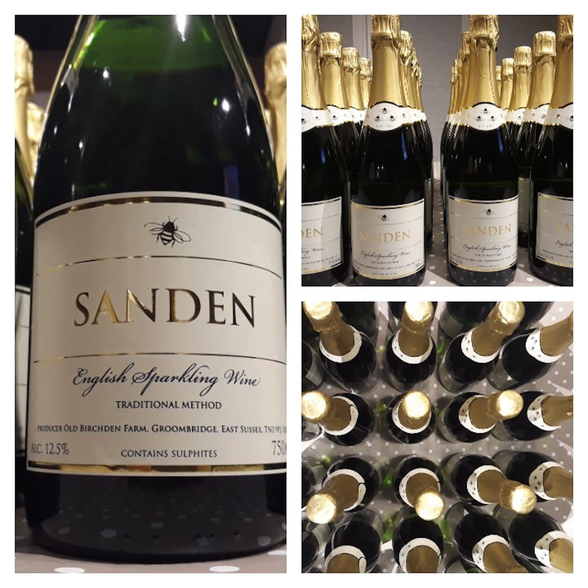 Buy Sanden Vineyard Sparkling Wine Online at Groombridge Farm Shop