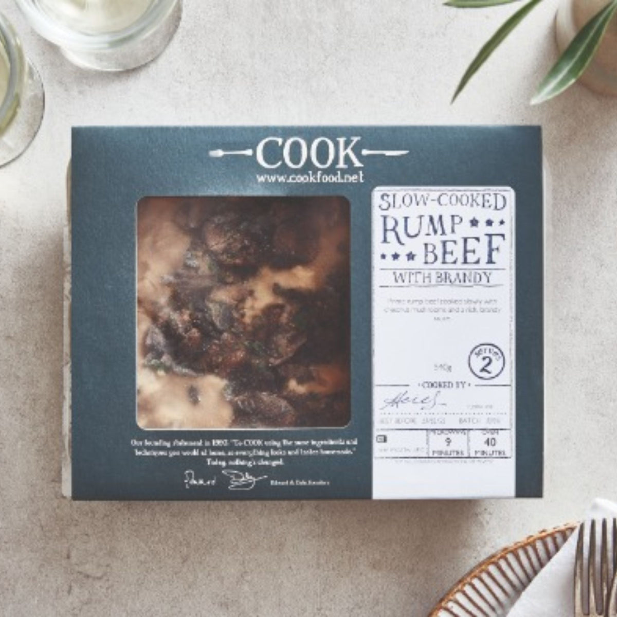 Shop Slow-cooked Rump Beef with Brandy at Groombridge Farm Shop