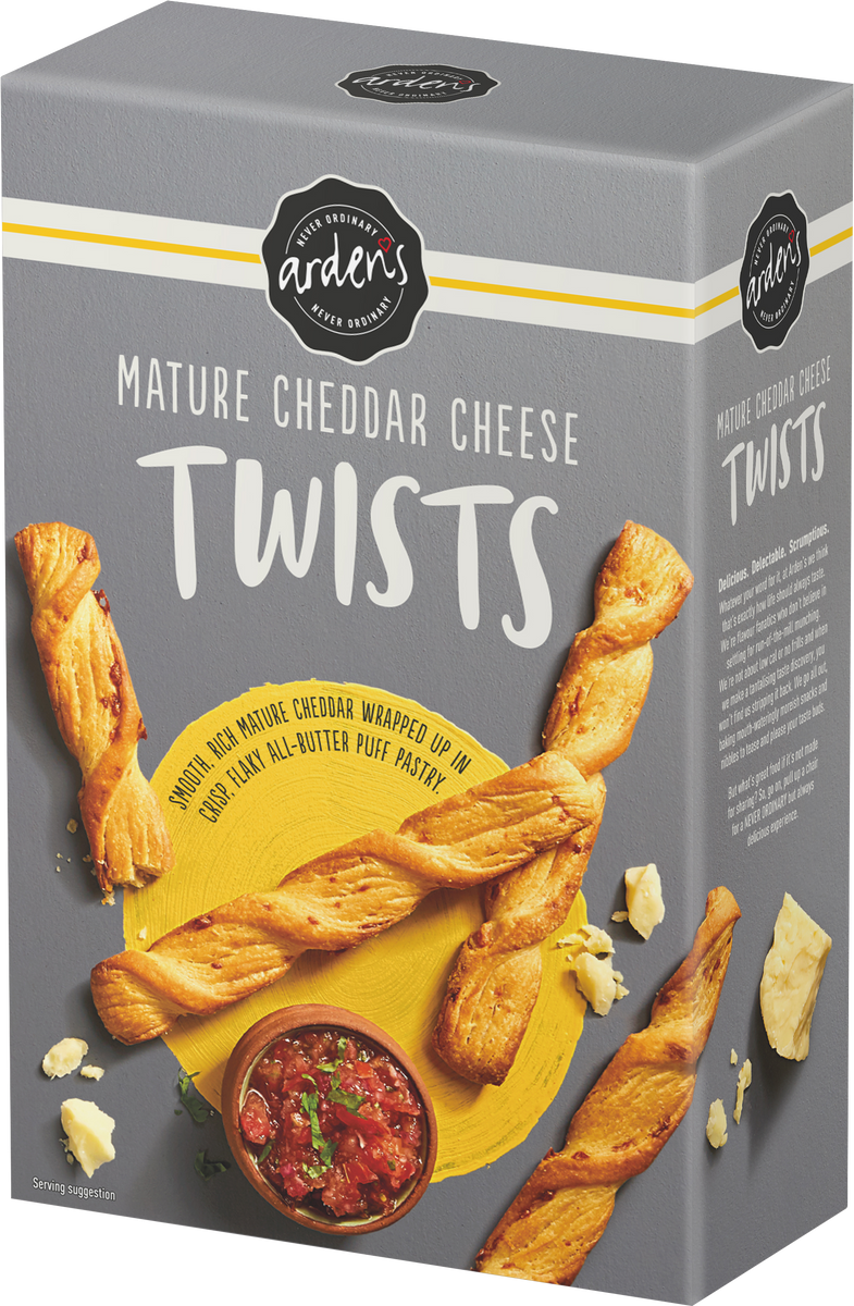 Mature Cheddar Cheese Twists sold at Groombridge Farm Shop